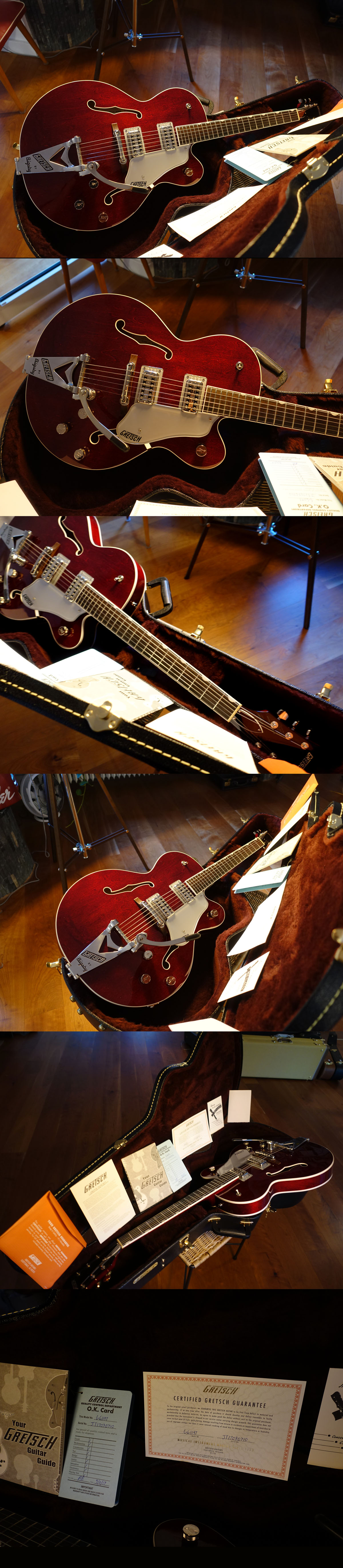 2017 Gretsch 6119-62 Tennessee Rose