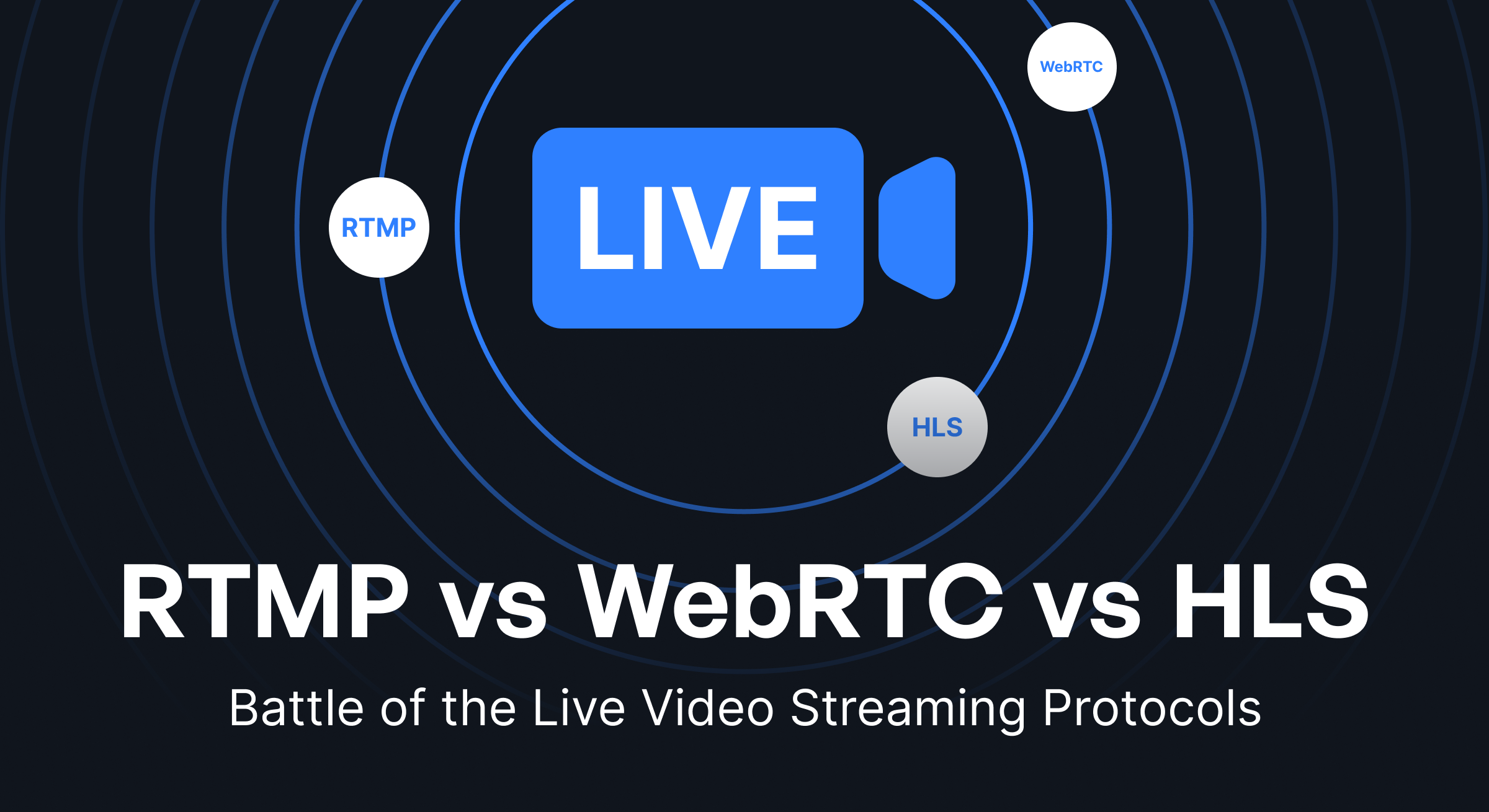 RTMP Vs WebRTC Vs HLS Battle Of The Live Video Streaming Protocols