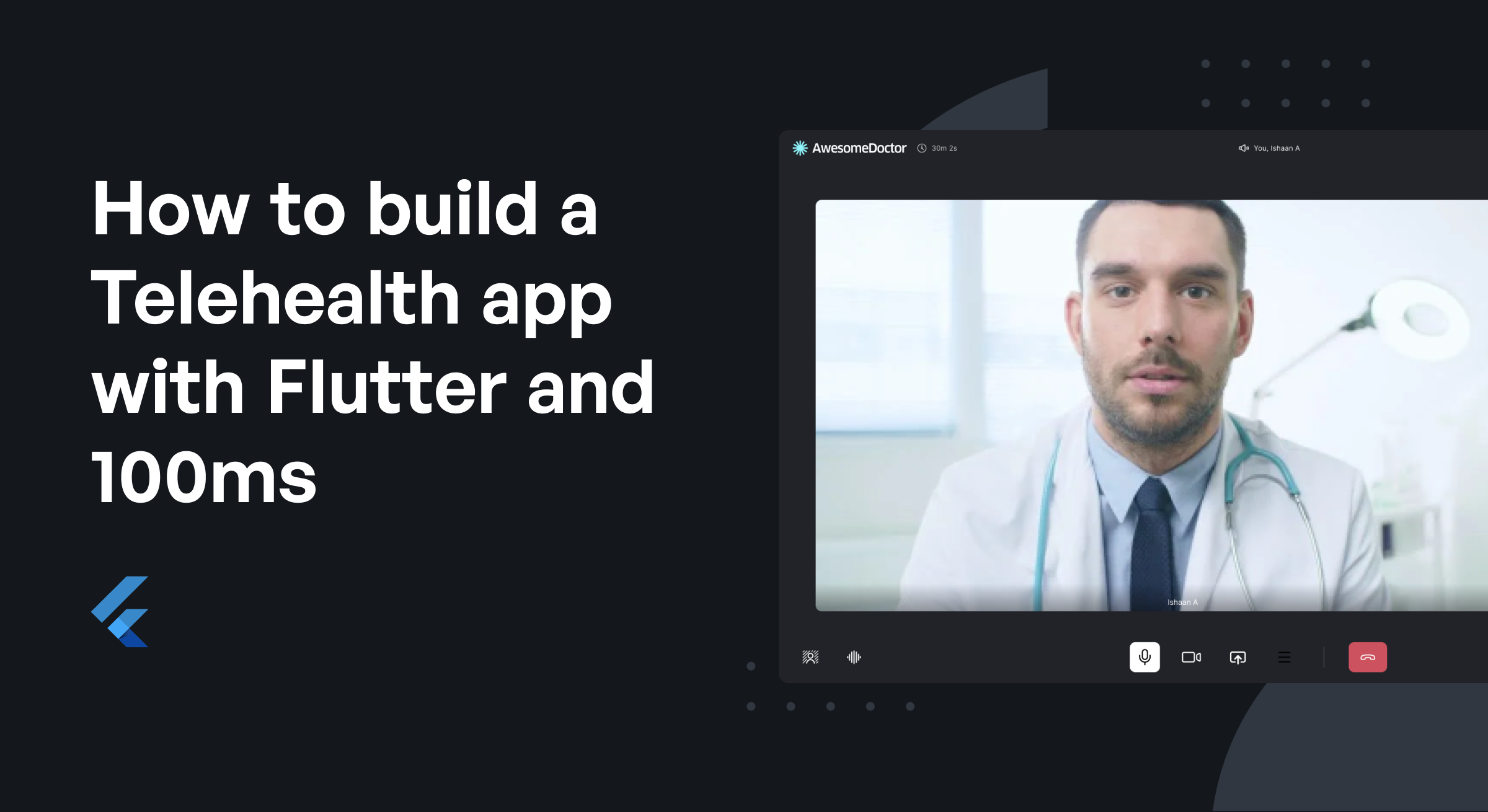 Telehealth App Clone with Flutter and 100ms