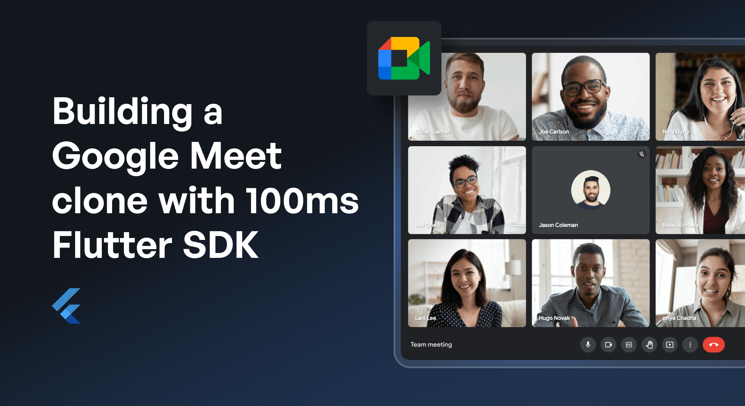 How to build a Google Meet Clone in Flutter