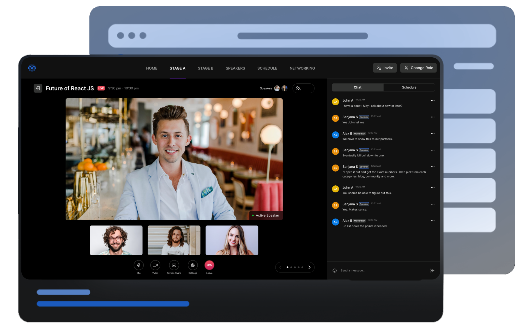 Building a Virtual Events template using 100ms & Vercel | Webinar 100mslive