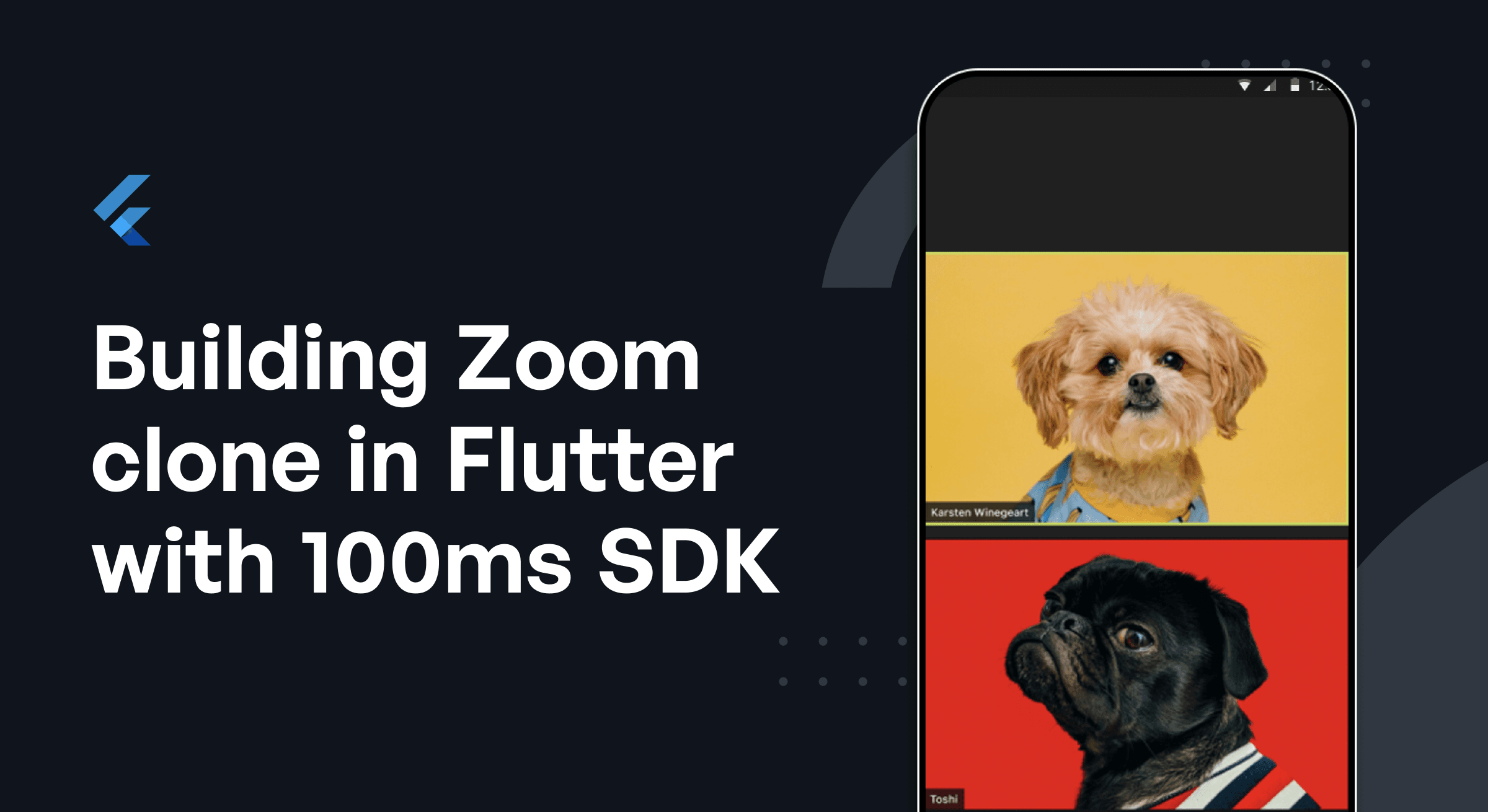Building a Zoom clone in Flutter Building a Zoom clone in Flutter