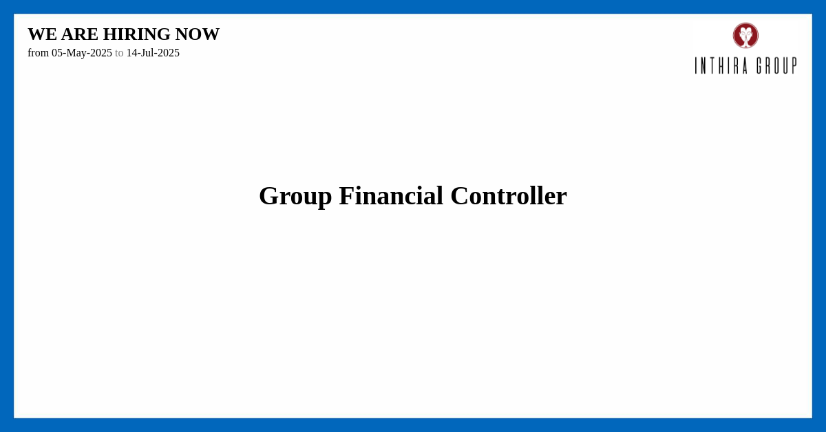 Group Financial Controller