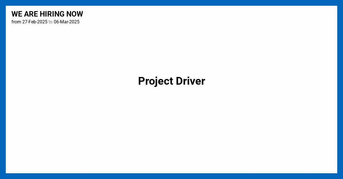 Project Driver