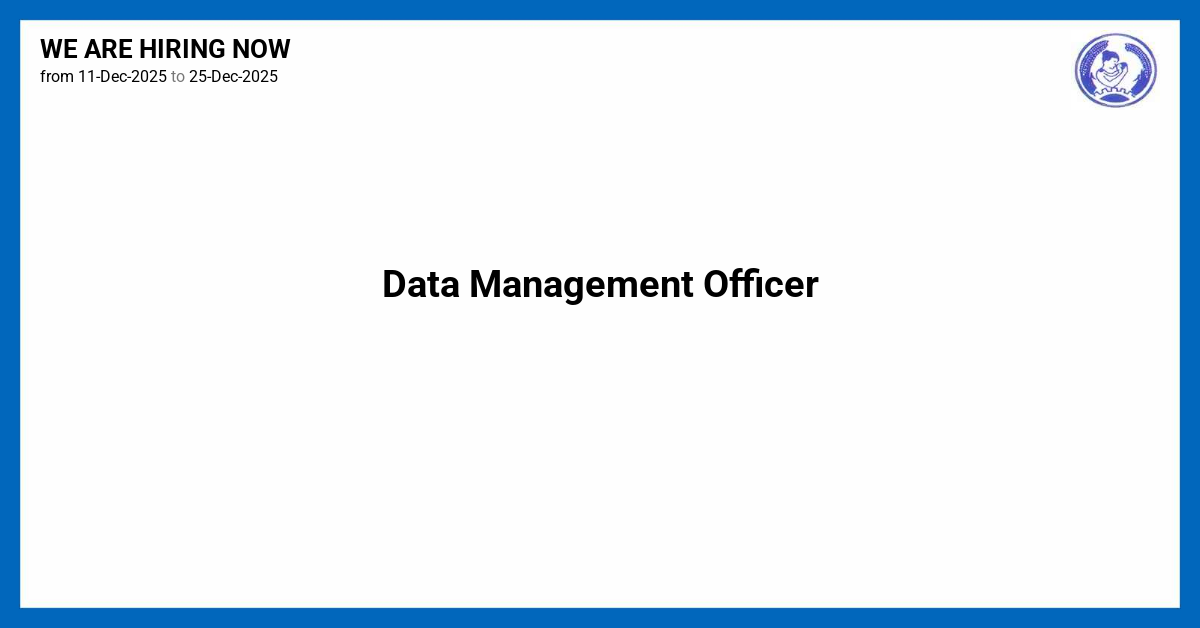 Data Management Officer