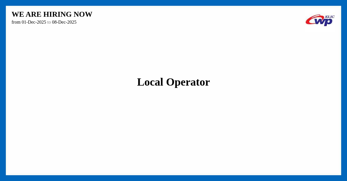Local Operator
