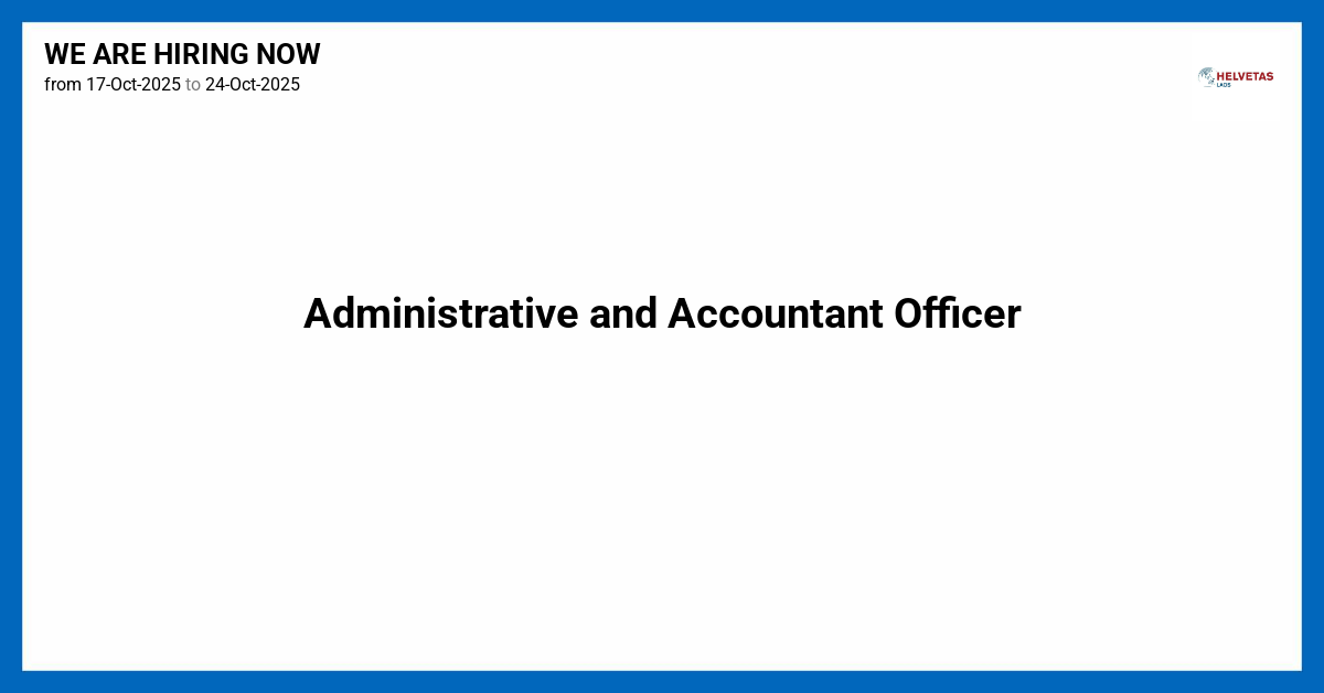 Administrative and Accountant Officer
