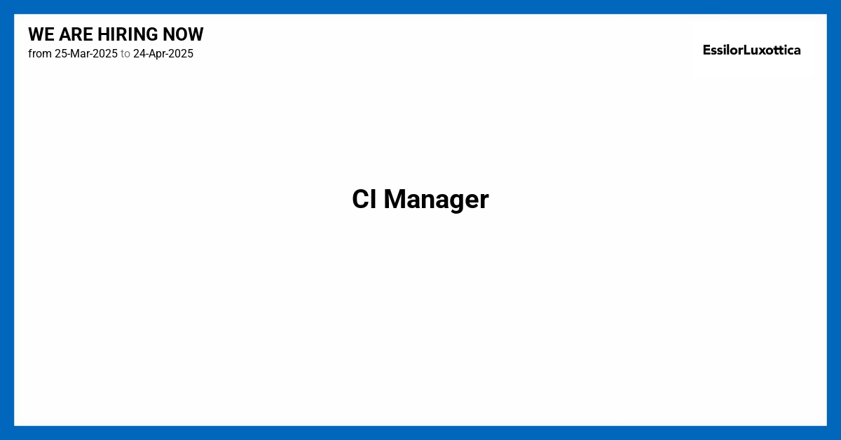 CI Manager