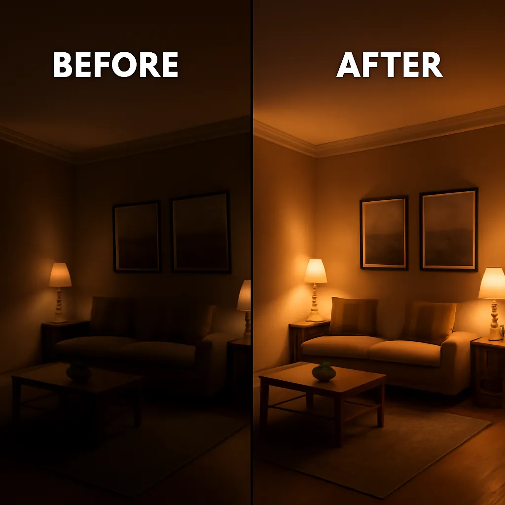P20V AI Interior Lighting Effects Visualizer: Transform Interior Spaces ...