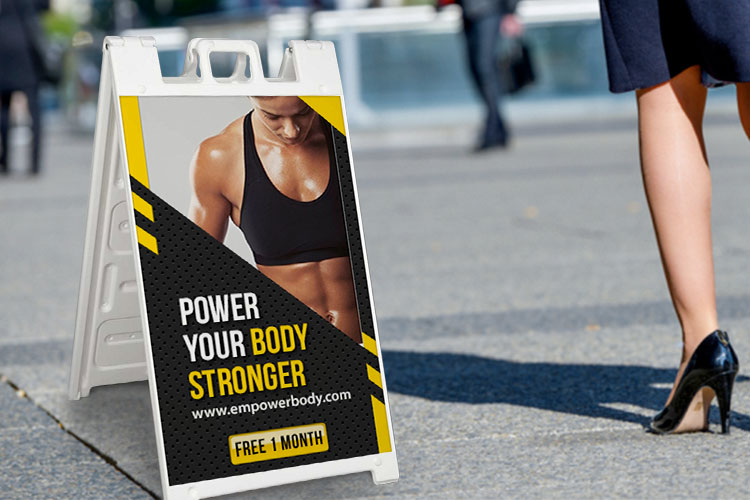 Sidewalk Signs For Businesses | Many Sizes | 4OVER4.COM