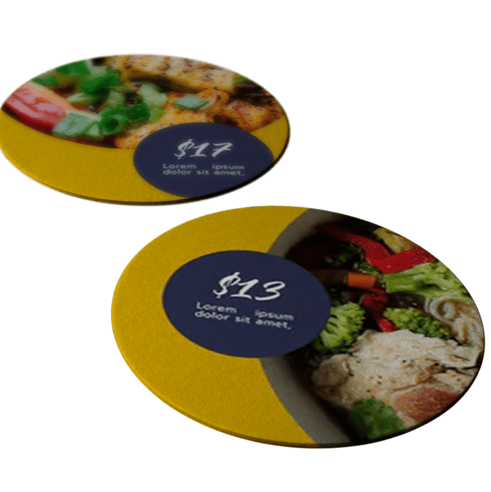 Custom Standard Round Labels | 4OVER4.COM