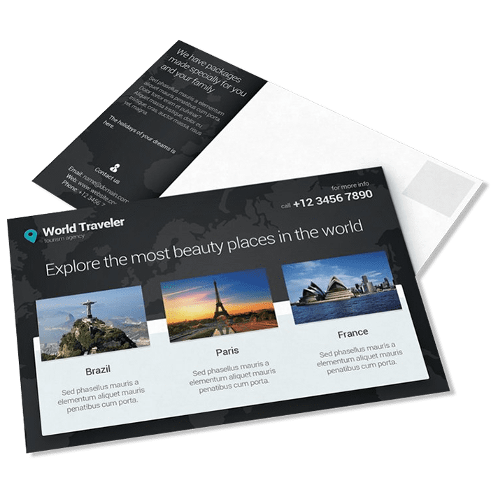 Custom Oversized Postcard Printing Services | 4OVER4.COM