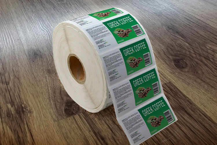 Custom Printed Roll Labels | 4OVER4.COM