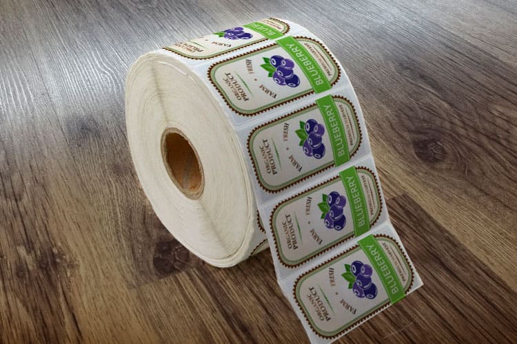 Custom Printed Roll Labels | 4OVER4.COM