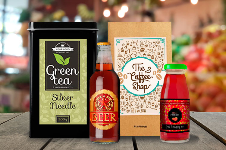 Standard Product Labels in a Variety of Sizes | 4OVER4.COM