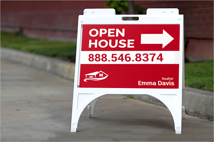 Quik Sign A Frame Sign | 4OVER4.COM