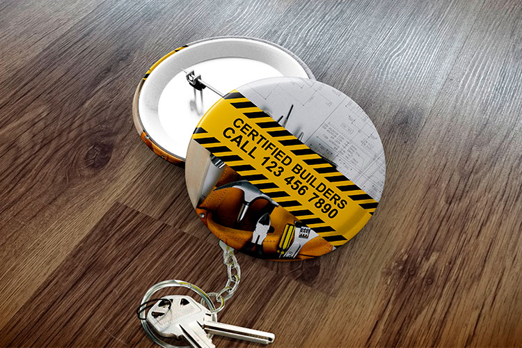 Button Printing: Custom Promotional Button Printing for Cheap | 4OVER4.COM