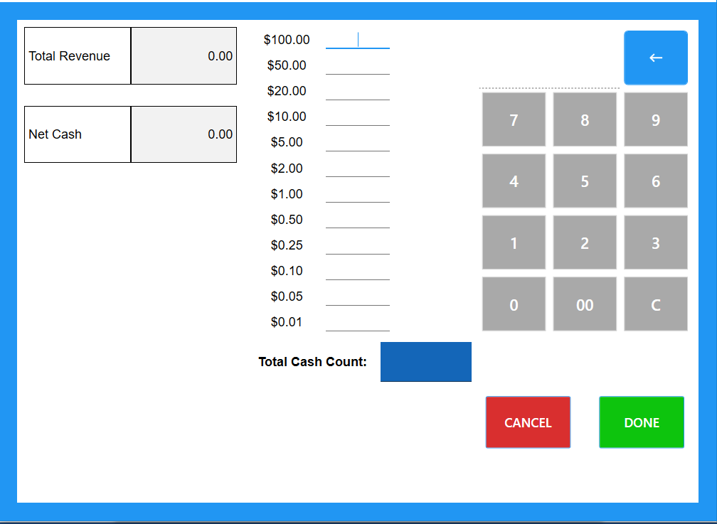 Close Cashier Bank – 4Soft POS
