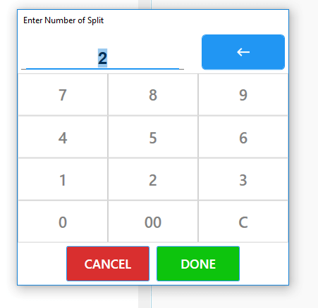 Split Order and Split Item Feature – 4Soft POS