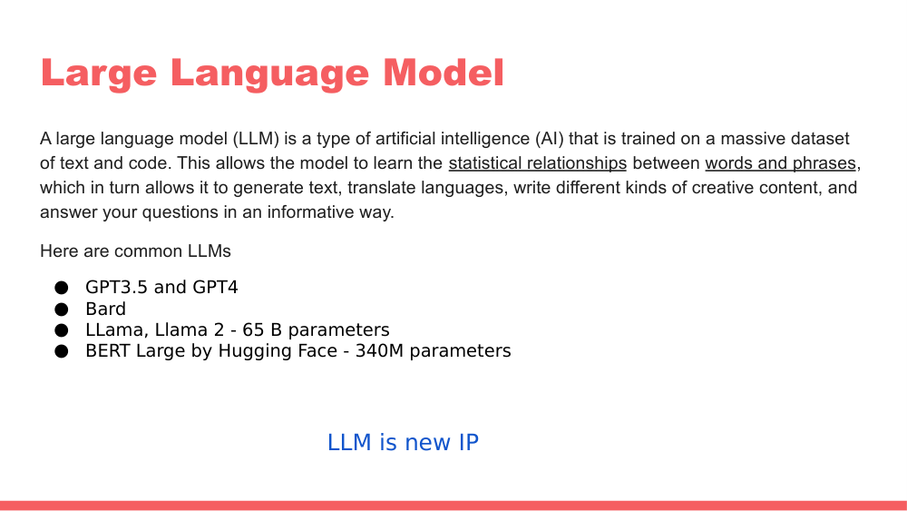 LLMS 101 | LLM Overview Slides