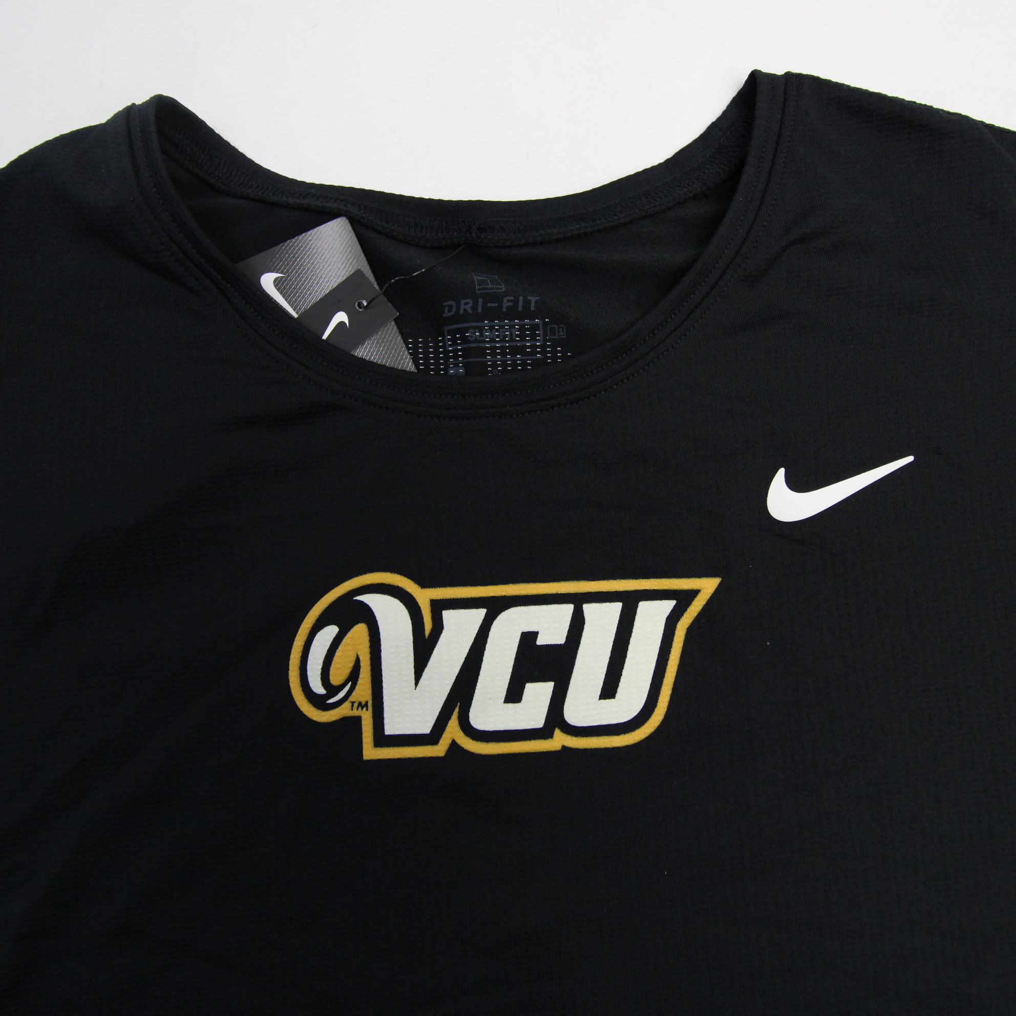 VCU Rams Nike Dri-Fit Short Sleeve Shirt Women's Black New | eBay