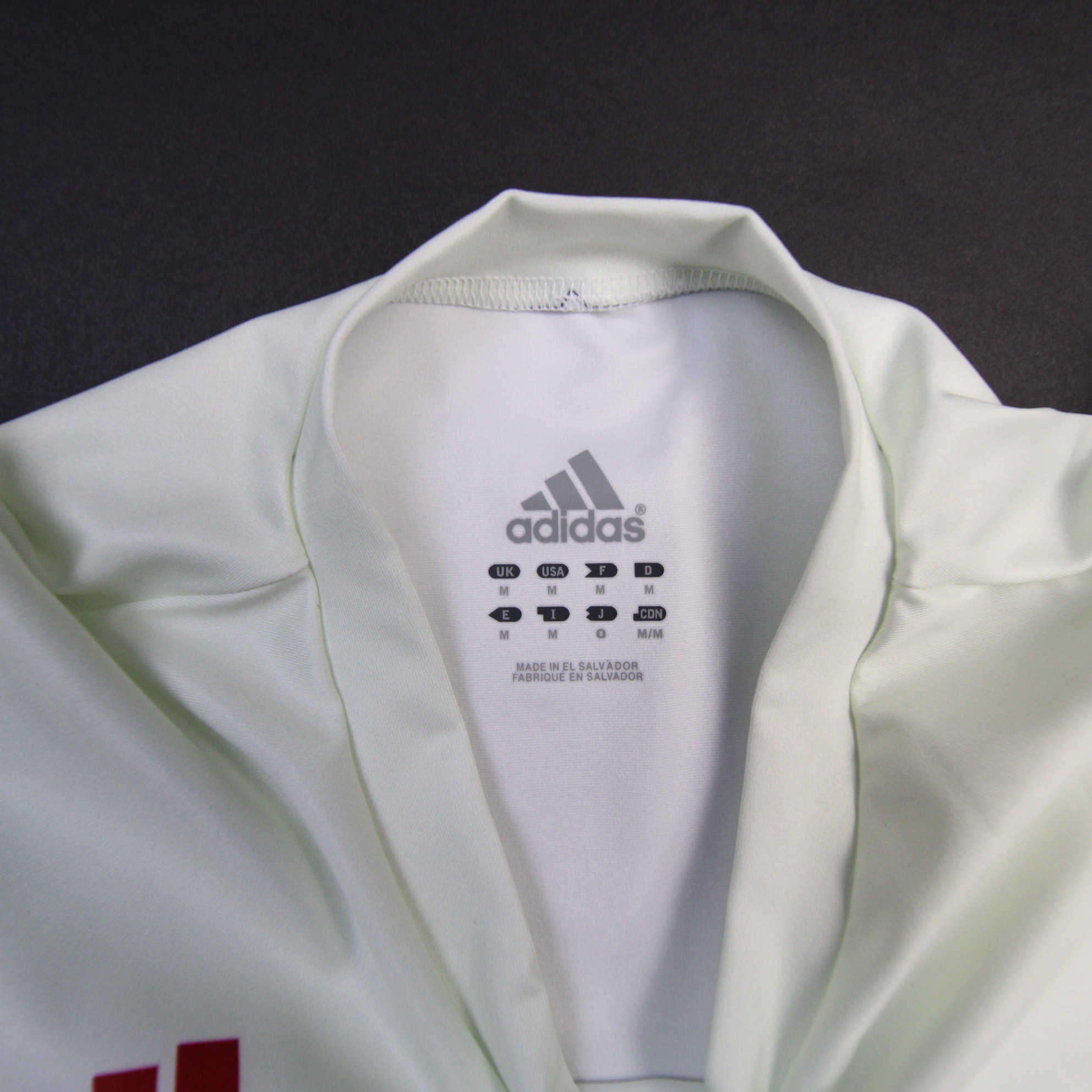 adidas Compression Top Youth Lime Green/Red New without Tags | eBay