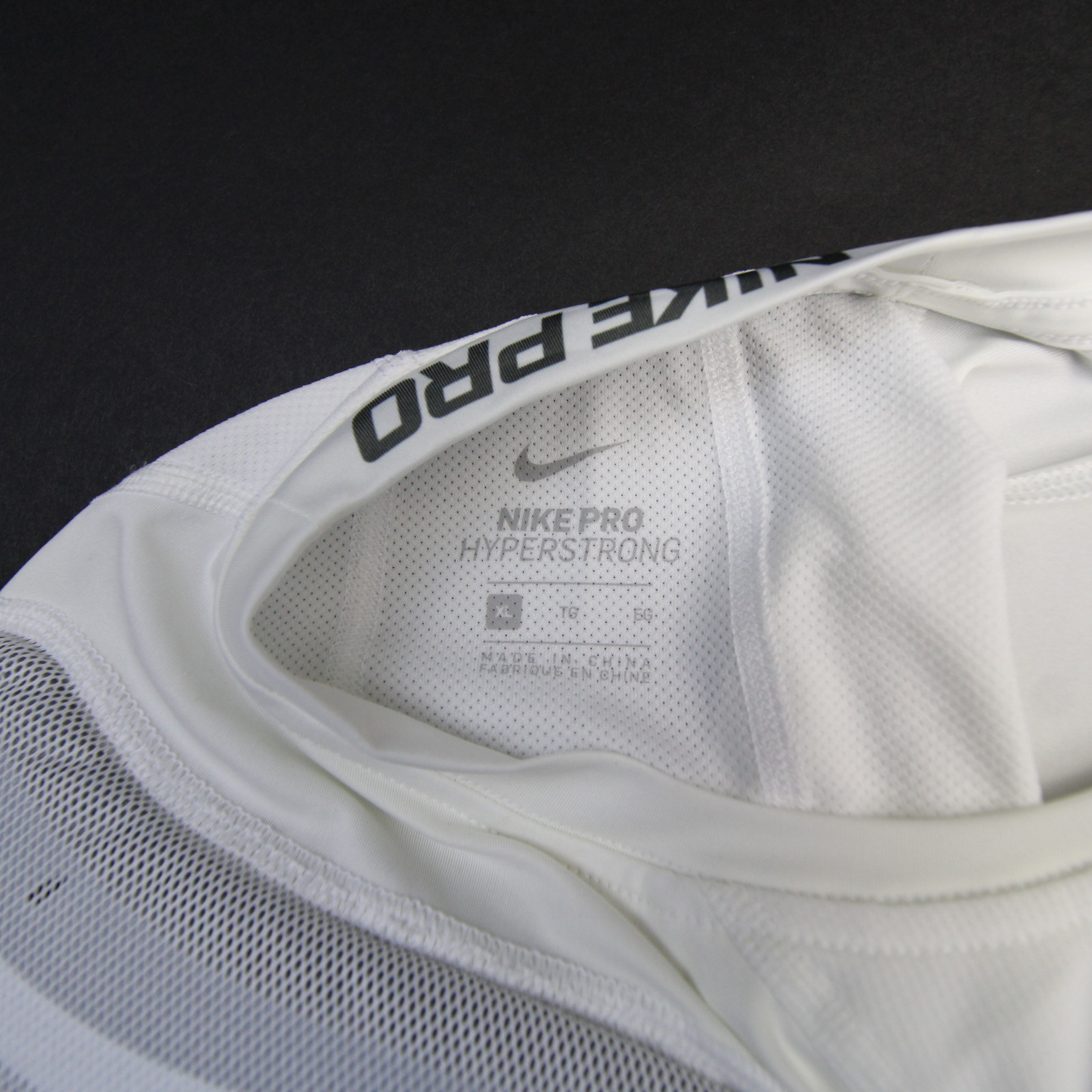 Nike Pro Hyperstrong Padded Compression Top Men's White New with Tags ...