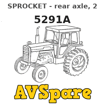 SPROCKET - rear axle, 25 teeth (Special) (D, DC, DO) 5291A - Case ...