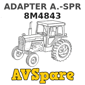ADAPTER A.-SPR 8M4843 - Caterpillar | AVSpare.com