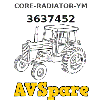 CORE-RADIATOR-YM 3637452 - Caterpillar | AVSpare.com