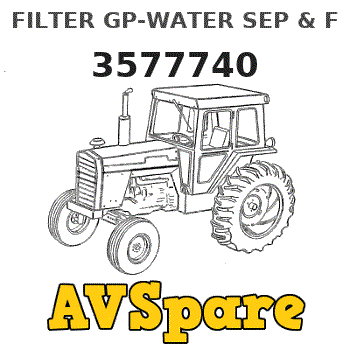 FILTER GP-WATER SEP & FUEL 3577740 - Caterpillar | AVSpare.com