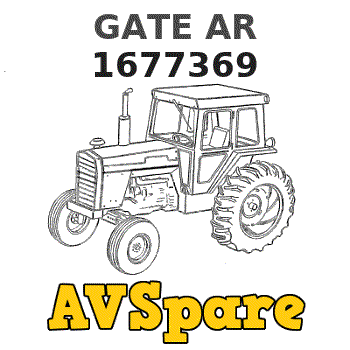 GATE AR 1677369 - Caterpillar | AVSpare.com