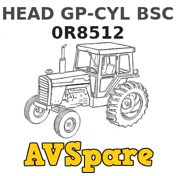 HEAD GP-CYL BSC 0R8512 - Caterpillar | AVSpare.com