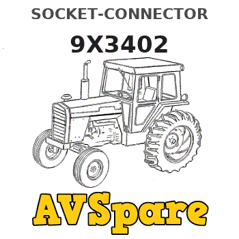 SOCKET-CONNECTOR 9X3402 - Caterpillar | AVSpare.com