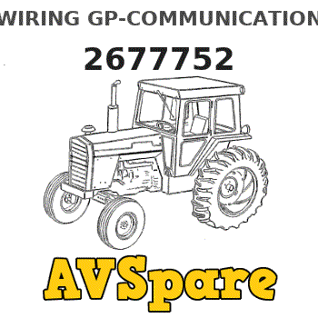 WIRING GP-COMMUNICATION 2677752 - Caterpillar | AVSpare.com