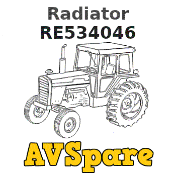 Radiator RE534046 - Deere | AVSpare.com
