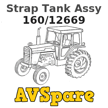 Strap Tank Assy 160/12669 - JCB | AVSpare.com