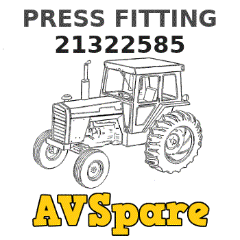PRESS FITTING 21322585 - Volvo | AVSpare.com