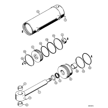 PLOW LIFT CYLINDER FORKLIFTS Case 360 (CASE TRENCHER, 46% OFF