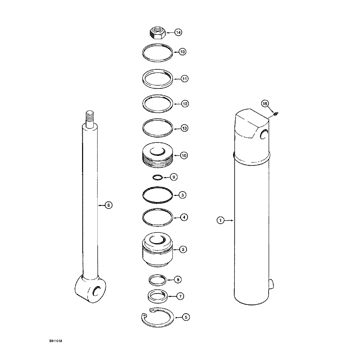 PLOW LIFT CYLINDER FORKLIFTS Case 360 (CASE TRENCHER, 46% OFF