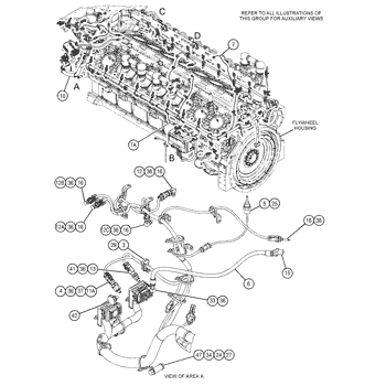 Exhaust Temperature Sensor 1637882 4152432 For Caterpillar Cat Engine
