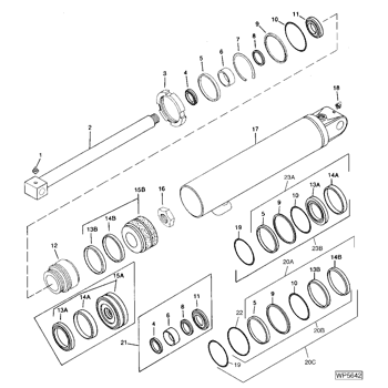 LIFT CYLINDER [A19] LOADER John Deere 512 LOADER 512 Loader, 50% OFF
