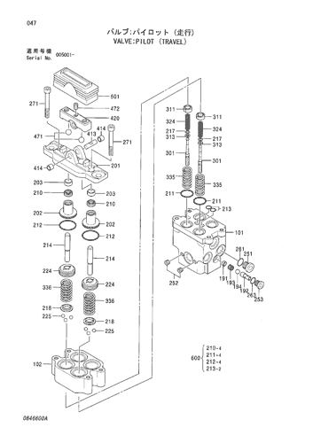 ZX30U VALVE;PILOT (TRAVEL) Hitachi HOP online ZX30U VALVE;PILOT (TRAVEL) Hitachi HOP online