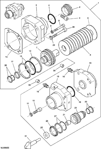 1910E - FORWARDER Brake Cylinder Components (LOK 162) EPC 1910E - FORWARDER Brake Cylinder Components (LOK 162) EPC