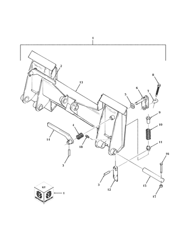 Skid Loader Mounting Plates New Holland Old Style Skid Steer Mount