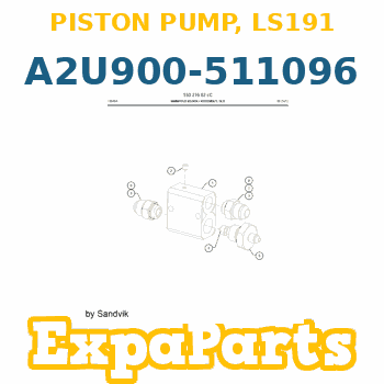 A2U900-511096 Sandvik PISTON PUMP, LS191