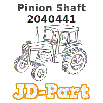 2040441 John Deere Pinion Shaft :: AVS.Parts