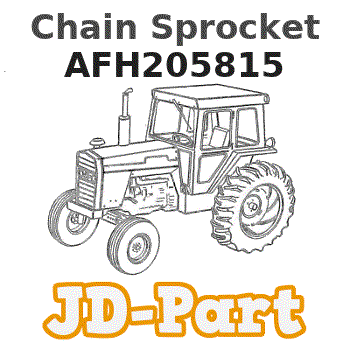 AFH205815 John Deere Chain Sprocket :: AVS.Parts