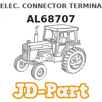 AL68707 John Deere ELEC. CONNECTOR TERMINAL :: AVS.Parts