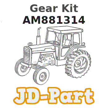 AM881314 John Deere Gear Kit :: AVS.Parts